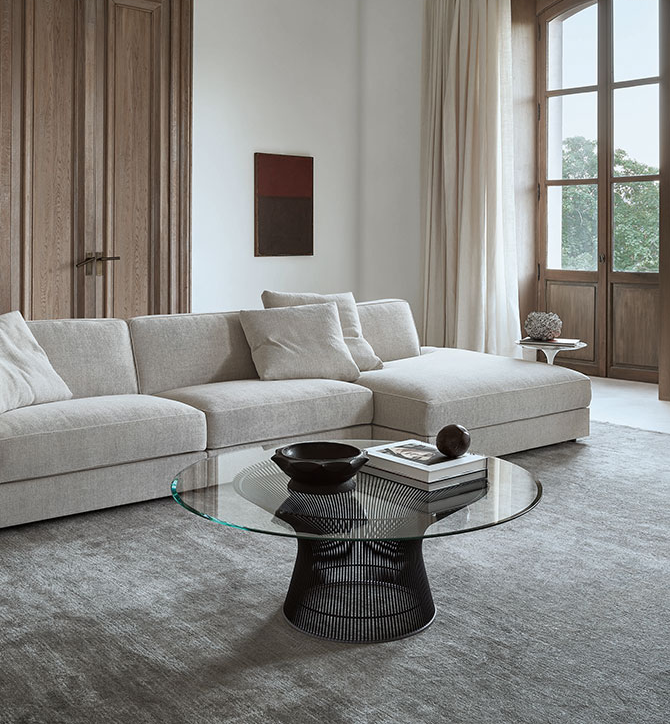 Platner Low Tables by Knoll | Sapphire Spaces